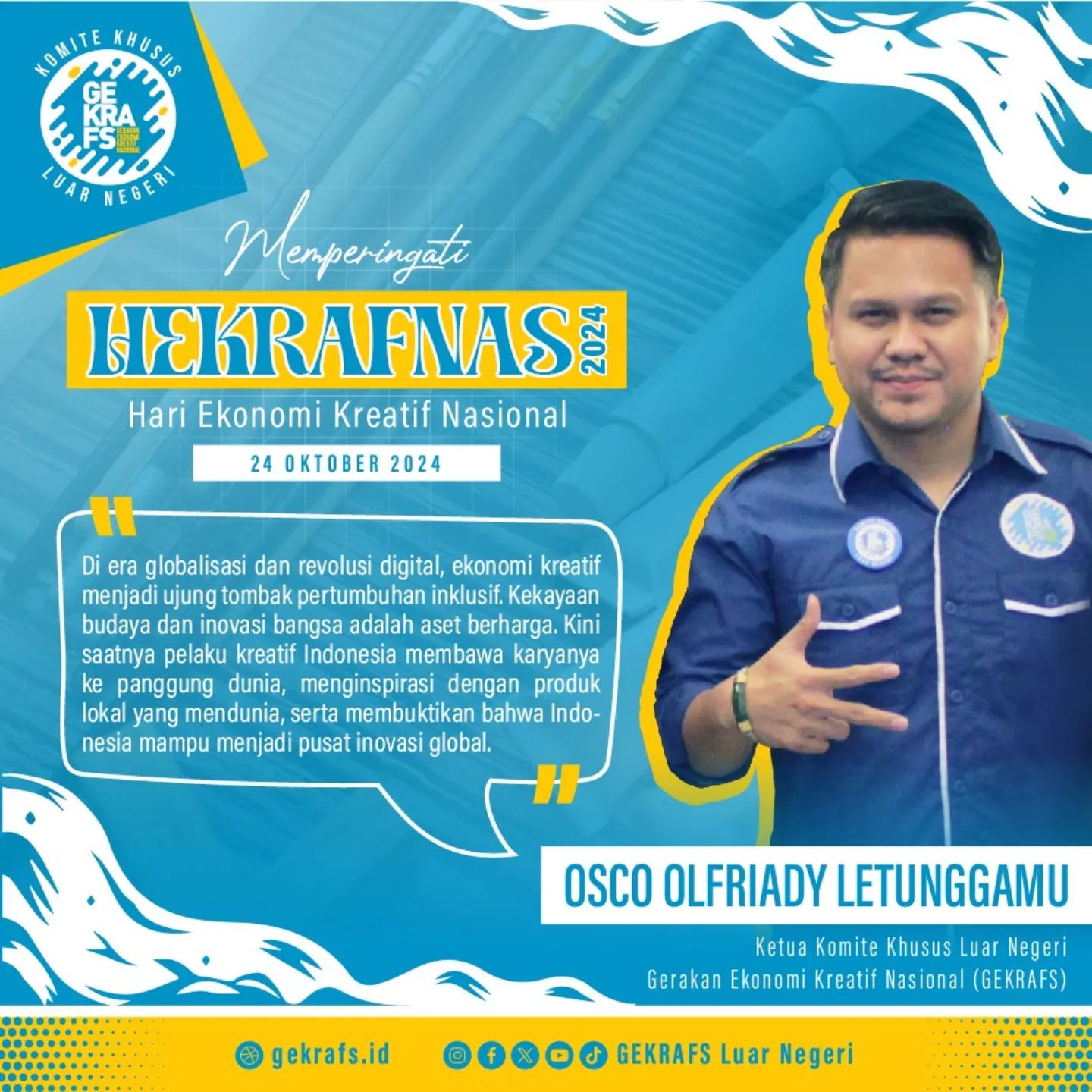 GEKRAFS | Gerakan Ekonomi Kreatif Nasional